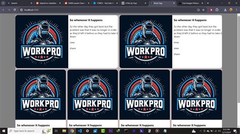How Do I Make My Cards And Images Inside The Cards Fit Into My Container Rwebdev