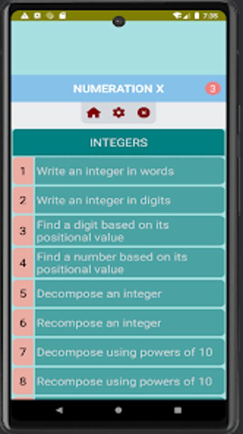 Numeration X สำหรับ Android ดาวน์โหลด