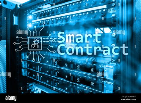 Smart Contract Blockchain Technology In Modern Business Stock Photo Alamy