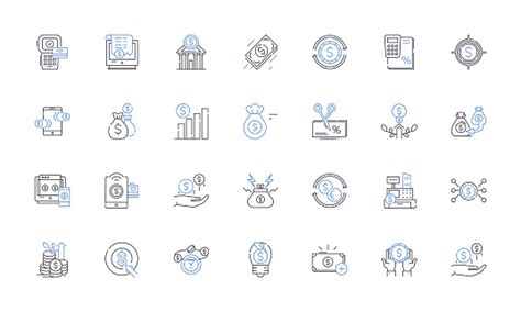 보상 라인 아이콘 모음입니다 급여 보상 지불 복리후생 인센티브 임금 특전 벡터 및 선형 그림 수입 봉급 총 개요 표지판 세트 아이콘에 대한 스톡 벡터 아트 및 기타 이미지