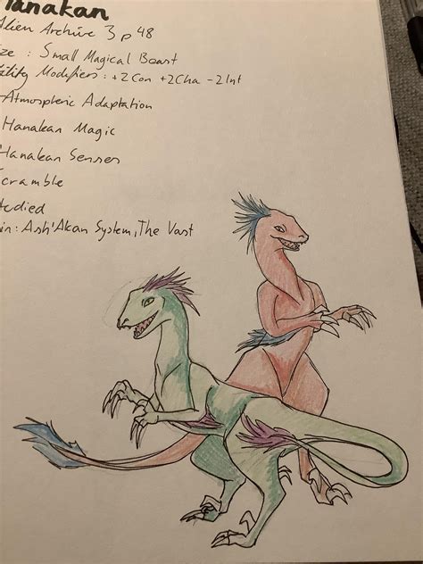 I Drew All 125 Playable Races From Starfinder Heres A Tiny Sample