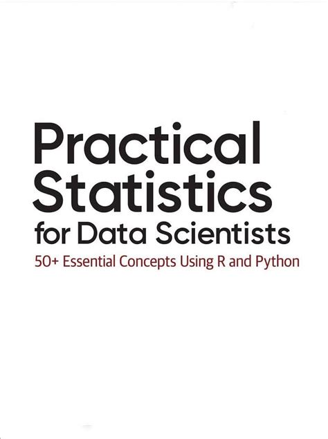 practical statistics for data scientists turning your data into