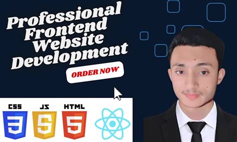 Be Your Frontend Web Developer Or Do Frontend Web Development In