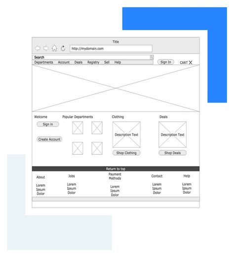 Wireframe Outline Examples