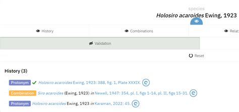 Combination Restored · Issue 3344 · Speciesfilegroup Taxonworks · Github