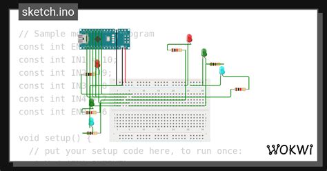 Line Follower Wokwi Esp32 Stm32 Arduino Simulator