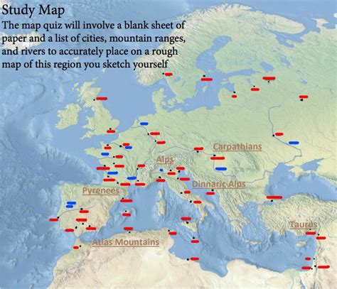 INTRO TO EURO HIST MAP QUIZ RIVERS Diagram Quizlet