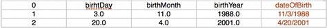 Python Change Float Values Into Integer Values And Then Concatenate In Pandas Dataframe