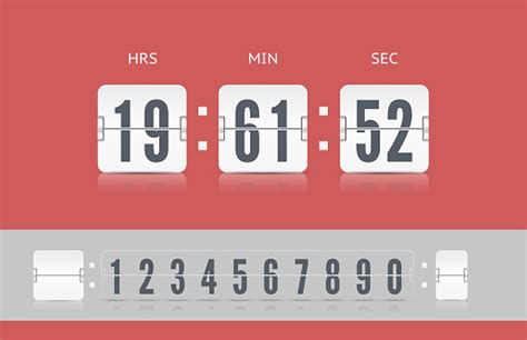 Segera Hadir Desain Halaman Web Dengan Penghitung Waktu Flip Vector Modern Ui Timer Hitung