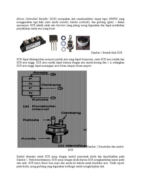 Silicon Controlled Rectifier Pdf