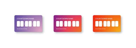 Premium Vector Countdown Timer Element For Social Media Vector Eps 10