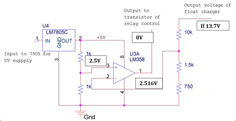 Float Charger Circuit Diagram For 12v Sla Battery