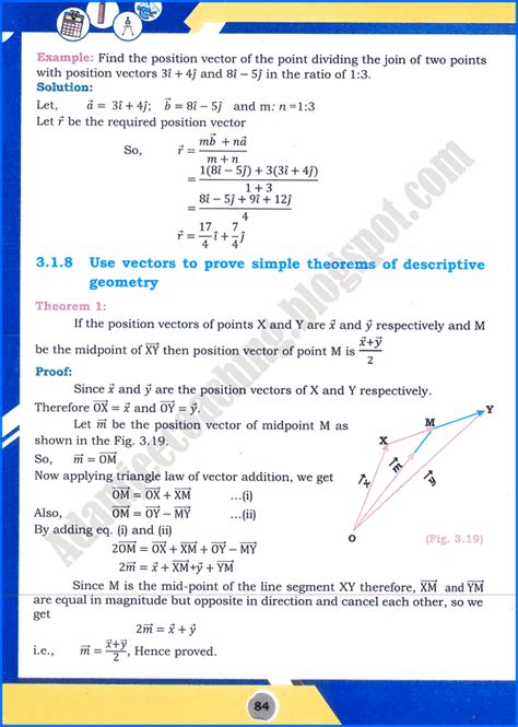 Adamjee Coaching Vectors Unit 3 Maths Class 11th Text Book