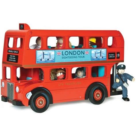 Autobus De Juguete De Madera London Bus Le Toy Van Juguetes De Madera