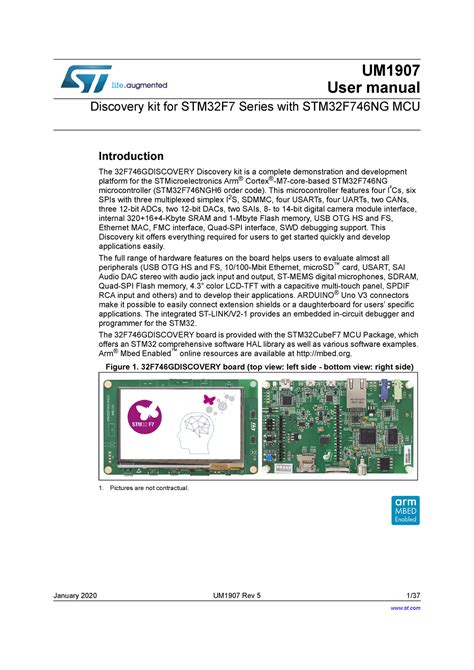 Dm00190424 Asd January 2020 Um1907 Rev 5 1 1 Um User Manual