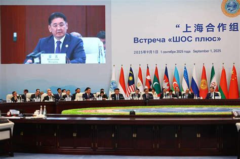 Монгол Улсын Ерөнхийлөгч У Хүрэлсүх ШХАБ ын дээд түвшний уулзалтад ажиглагчаар оролцож үг хэллээ