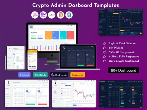 Cryptocurrency Dashboard Template Bootstrap With Crypto UI Kit