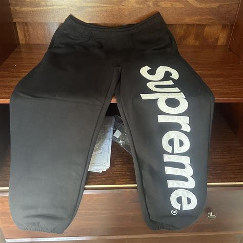 Black Supreme Sweats I Ordered This One By Accident Depop