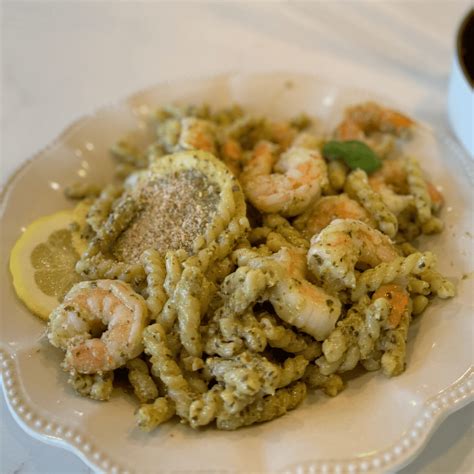 Gemelli Pasta Recipe With Pesto Shrimp And Lemon Easy Dinner