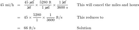1 6 Unit Conversion Word Problems Intermediate Algebra