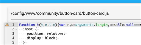 Cant Get Custom Lovelace Card To Load In Dashboard Custom Element Doesnt Exist Button Card