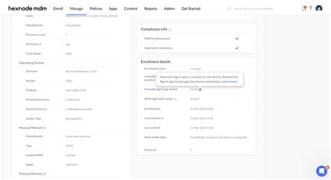 troubleshoot issues with hexnode agent app on windows hexnode help center