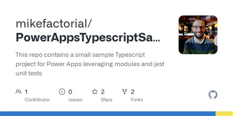 Github Mikefactorialpowerappstypescriptsample This Repo Contains A Small Sample Typescript