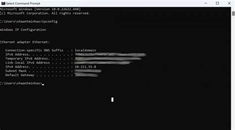 How To Find Your Ip Address On Windows Through The Command Prompt