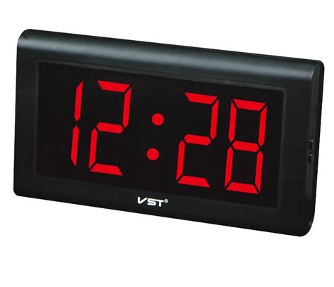 Часы настенные электронные с большим дисплеем и крупными цифрами купить по низкой цене в