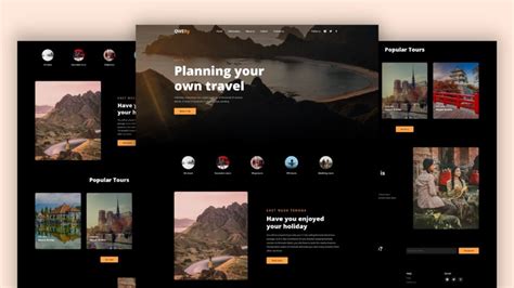 Complete Responsive Website Using Html Css Responsive Travel And Tour