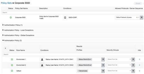 Solved Using A Menu In Ise To Invoke Authorization Rules Cisco Community