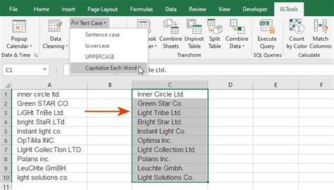 How To Convert Text Case In Cells To Uppercase Lowercase Or Other Capitalizations User Guide