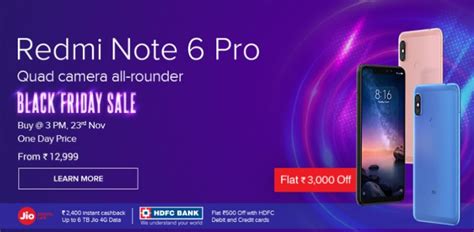 Redmi Note 6 Pro Surprise Second Sale At 3pm Additional Sales At 6pm And 9pm Technology News