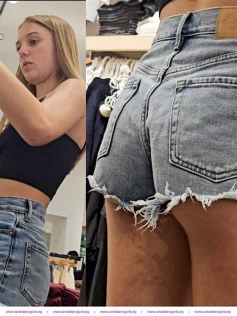 Adorable Candid Teen In Denim Shorts Sexy Candid Videos