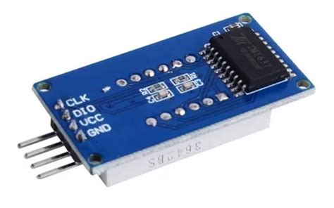 modulo display 4 digitos 7 segmentos leds rojos tm1637 3 200 en la