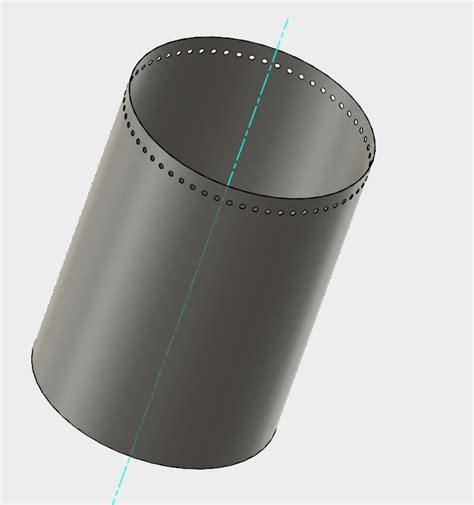 Create Small Holes Cylinder Autodesk Community