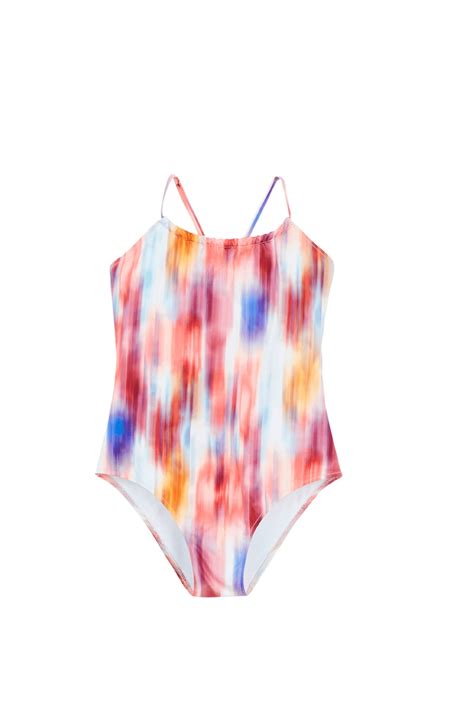 Vilebrequin Girls One Piece Swimsuit Ikat Flowers Hamac Beach Boutique