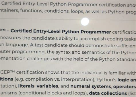 python institute certificate p openedg python