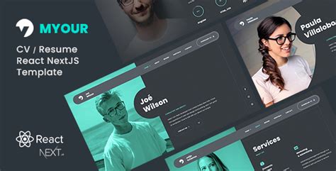Myour Cv Resume React Nextjs Template
