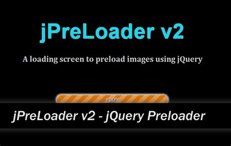Jpreloader Is A Jquery Plugin To Create Preloading Screen To Preload