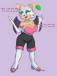Pool Careful With Chaos Emeralds Rouge E