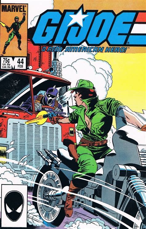 Marvel Comics Of The 1980s 1986 Anatomy Of A Cover Gi Joe 44 By
