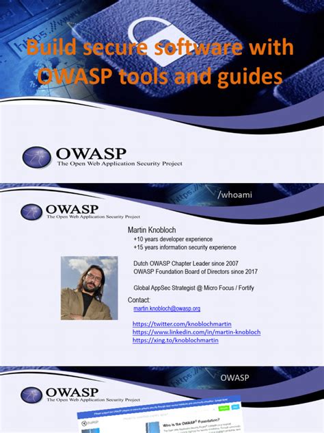 owasp develop secure software with owasp 20210902 pdf