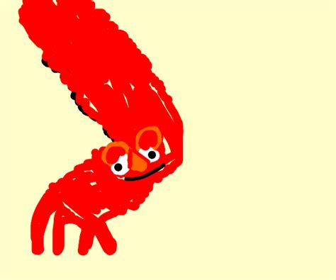 Elmo But Hes An Elbow Drawception
