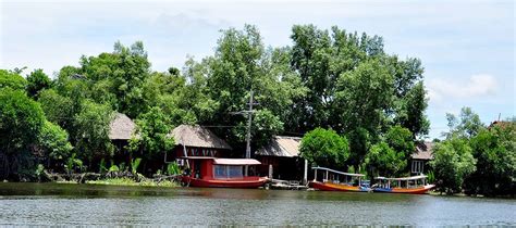 มหาชัย คลองสุนัขหอน บรรยากาศริมคลองบริเวณ บ้านคุ้งน้ำรีสอร์ท ประวัติ ที่มาของชื่อ คลองสุนัข
