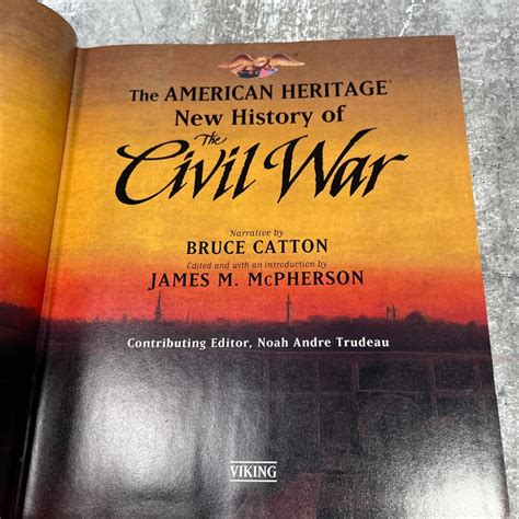 The American Heritage New History Of The Civil War Book By Bruce Catton 1996 Hardcover Rare