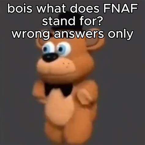 What Does Fnaf Stand For Youtube