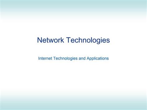 optical network architecture ppt