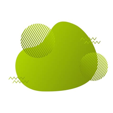 Premium Vector Abstract Green Shape