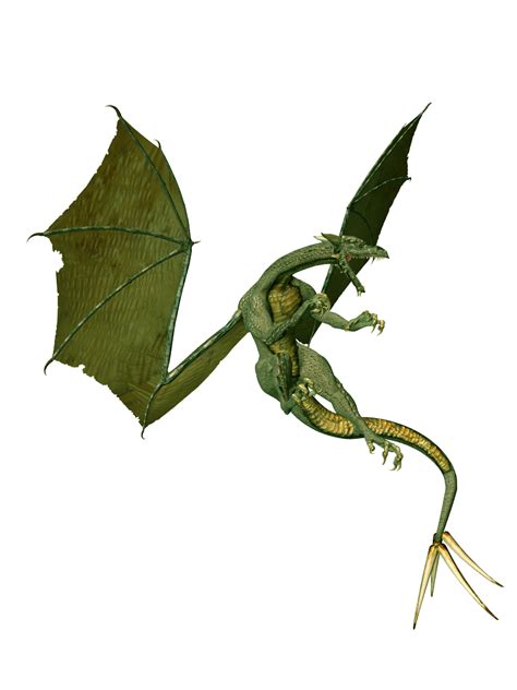 Green Dragon Flying